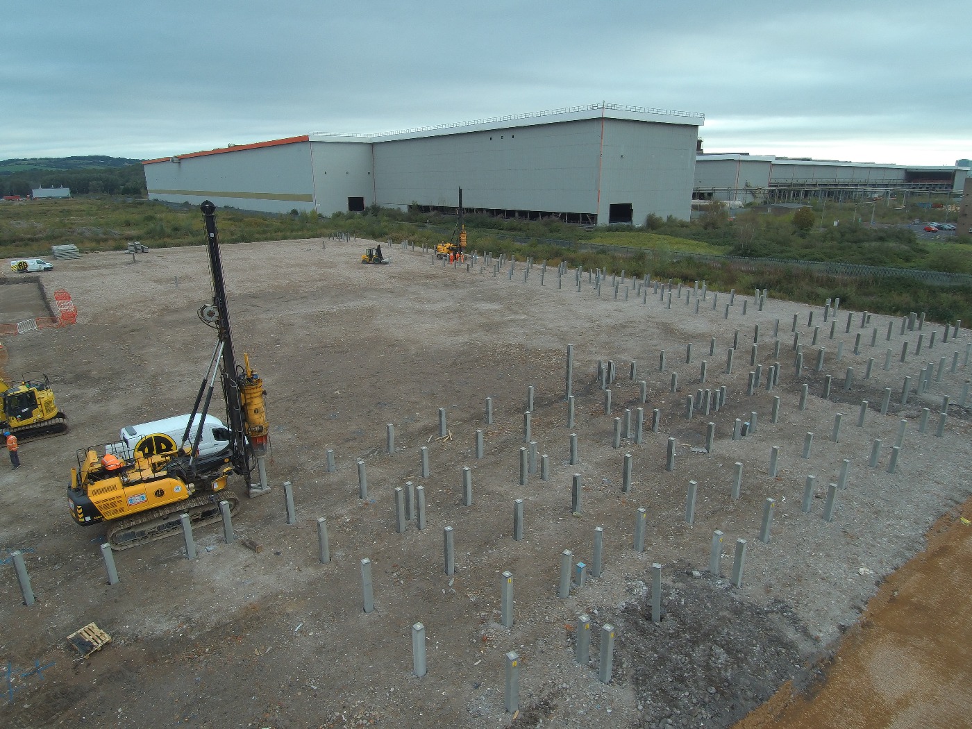 Precast Concrete Piles Driving