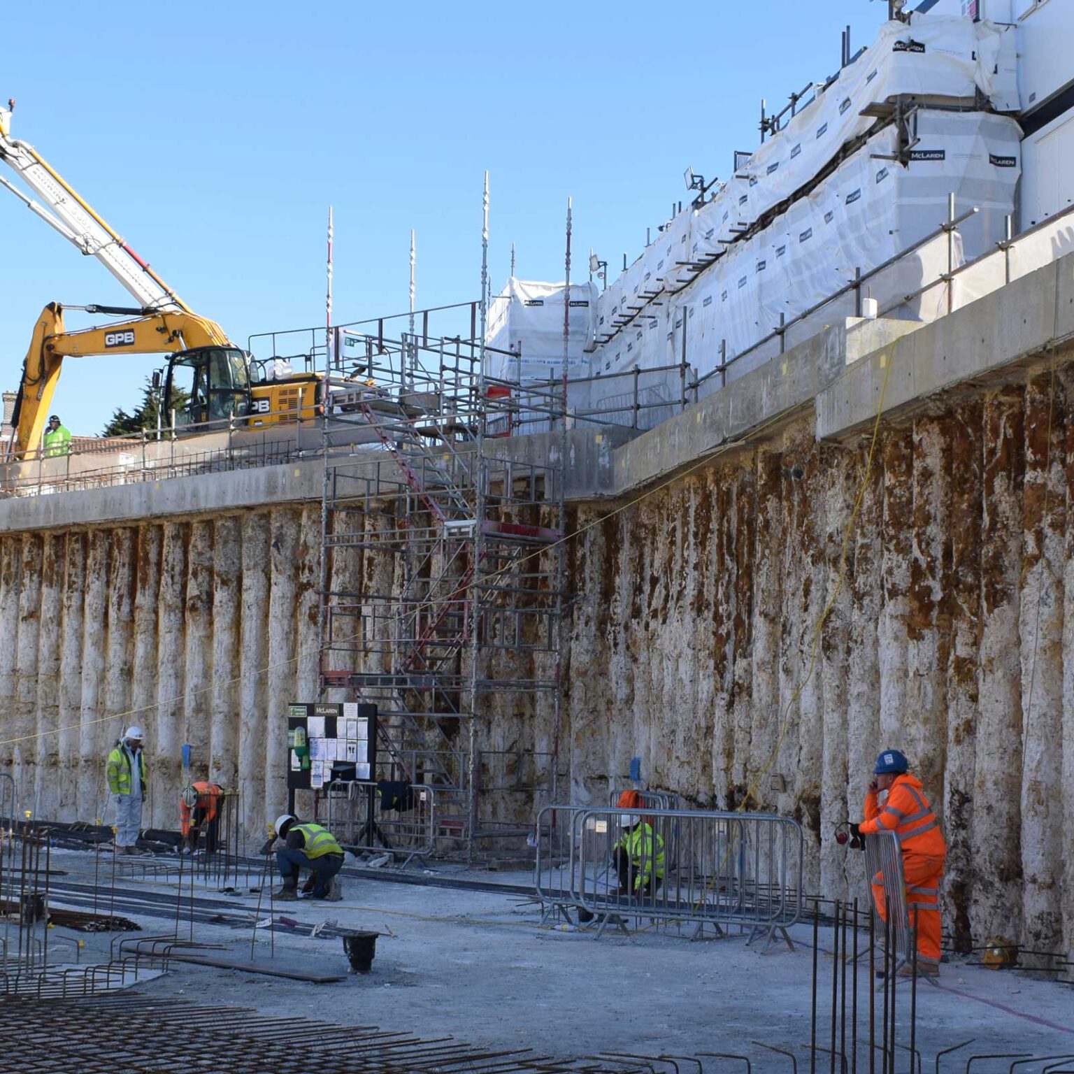 Contiguous Piled Retaining Walls | Roger Bullivant Limited