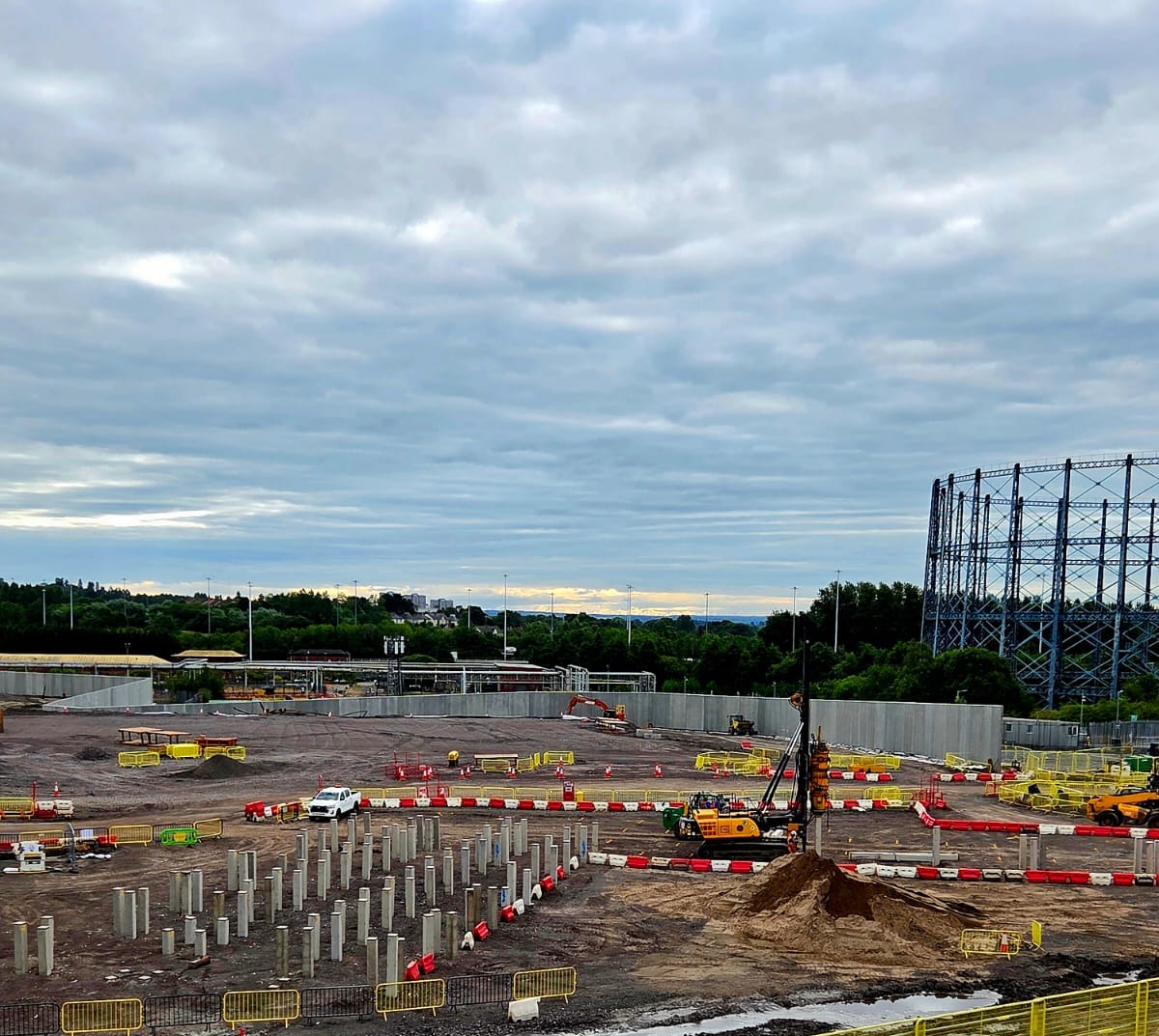 RBL Powers Ahead at HMP Glasgow with 4,700+ Precast Piles